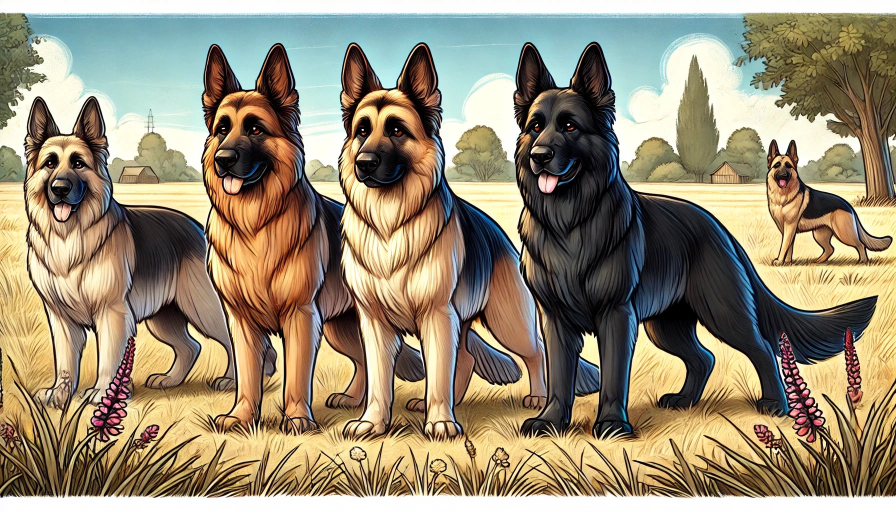 What Are the Different Types of German Shepherd? | Dosty