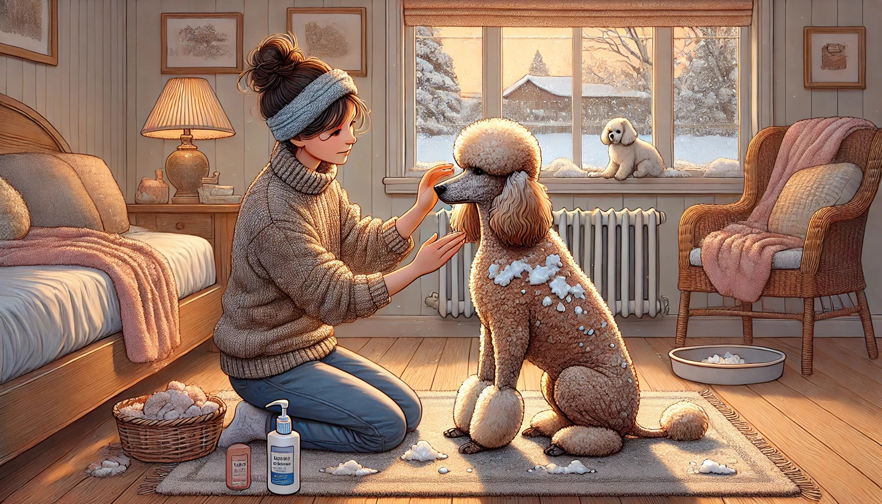 Do Poodles Get Dry Skin in Winter? | Dosty