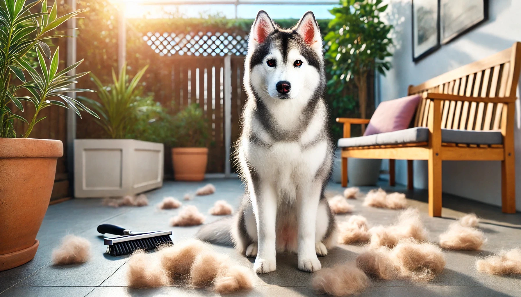 Is it normal for a 3-year-old Husky to shed fur outside of shedding ...